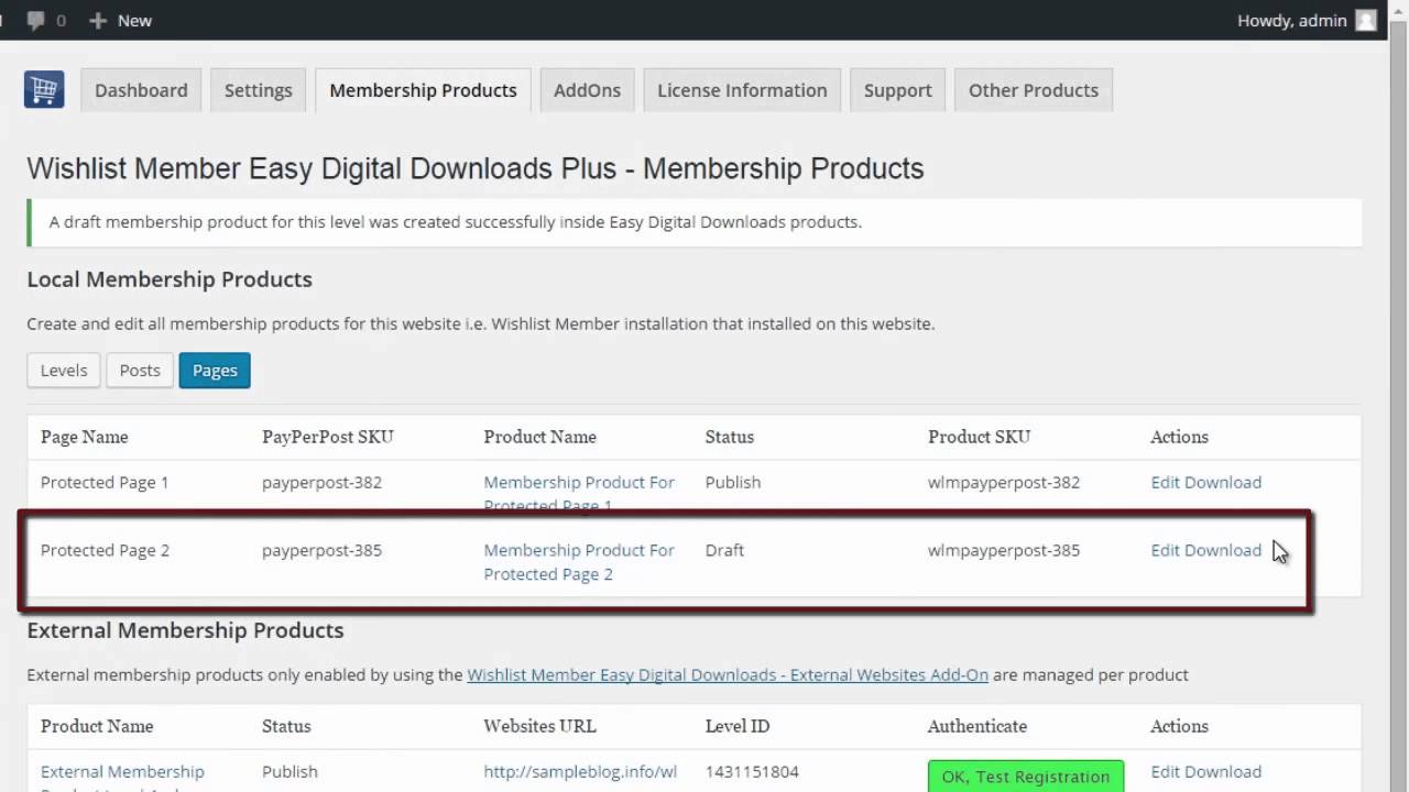 Wishlist Member Easy Digital Downloads Plus - Selling Multiple Membership Products - YouTube