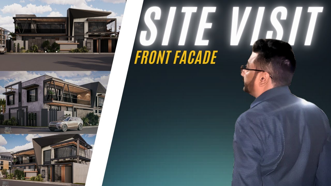 Site Visit SHOWDOWN Old vs New Front Facade Designs! - YouTube