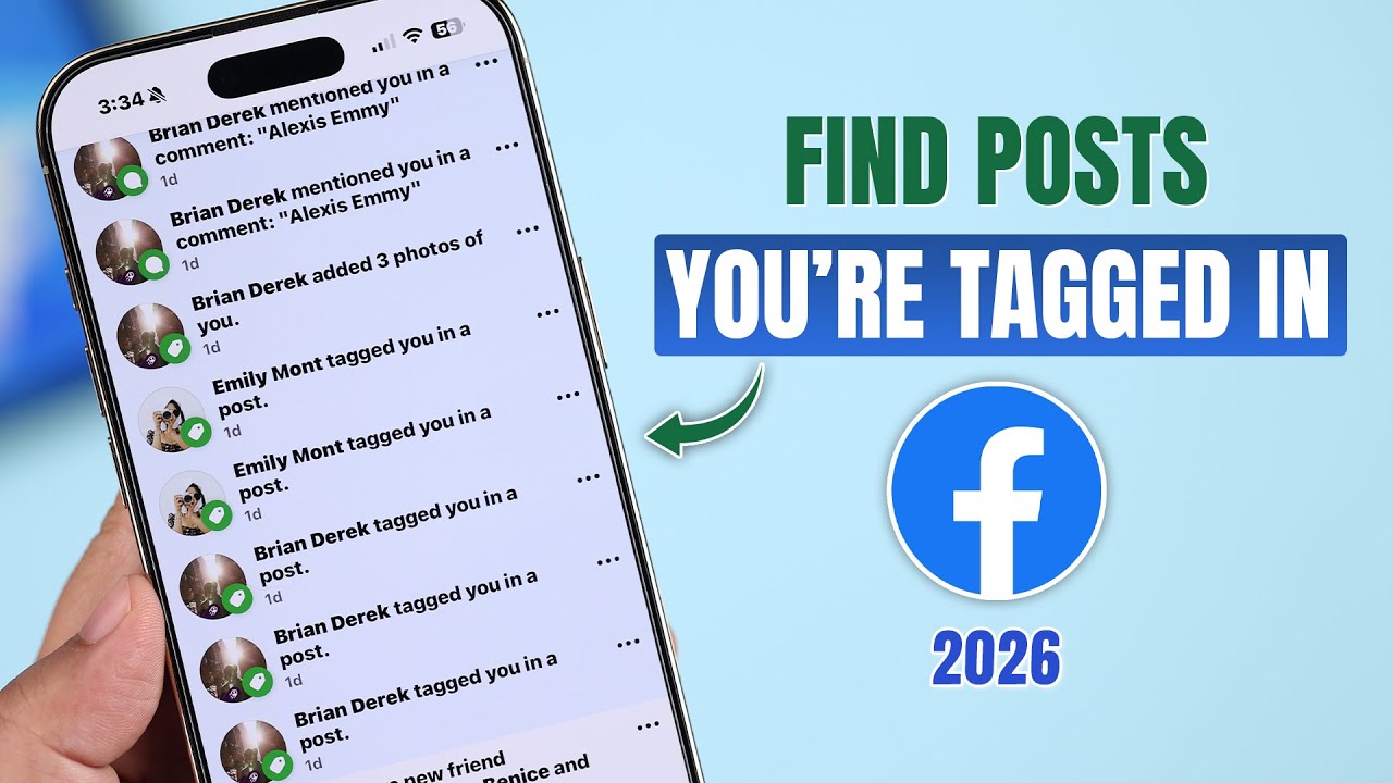 How To Find Tagged Posts on Facebook At Once! - YouTube