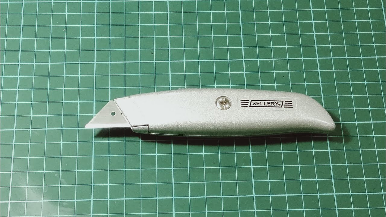 Pisau kater/cutter sellery heavy duty model classic - YouTube