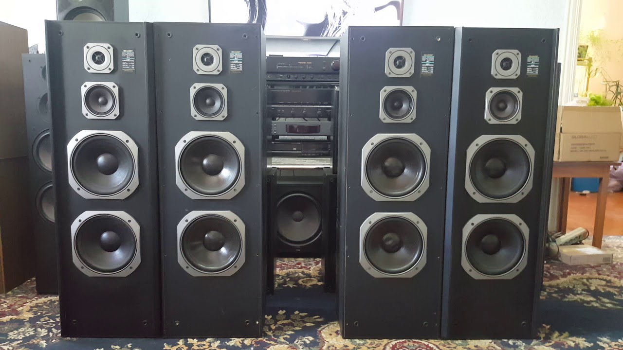 4 × Sharp cp 7700 mk2 + mk3 & Sony ta-f606es test - YouTube