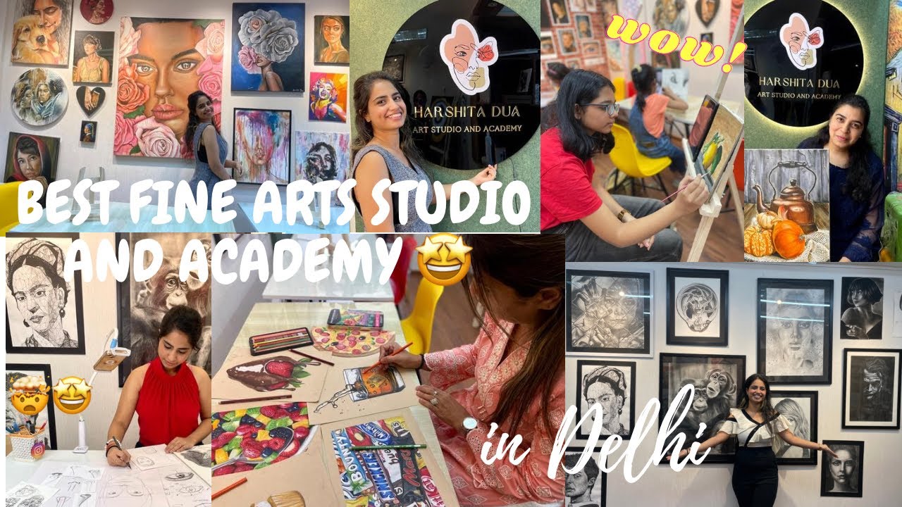 Best fine arts studio and academy in Delhi ! 🎨😍🖼 - YouTube