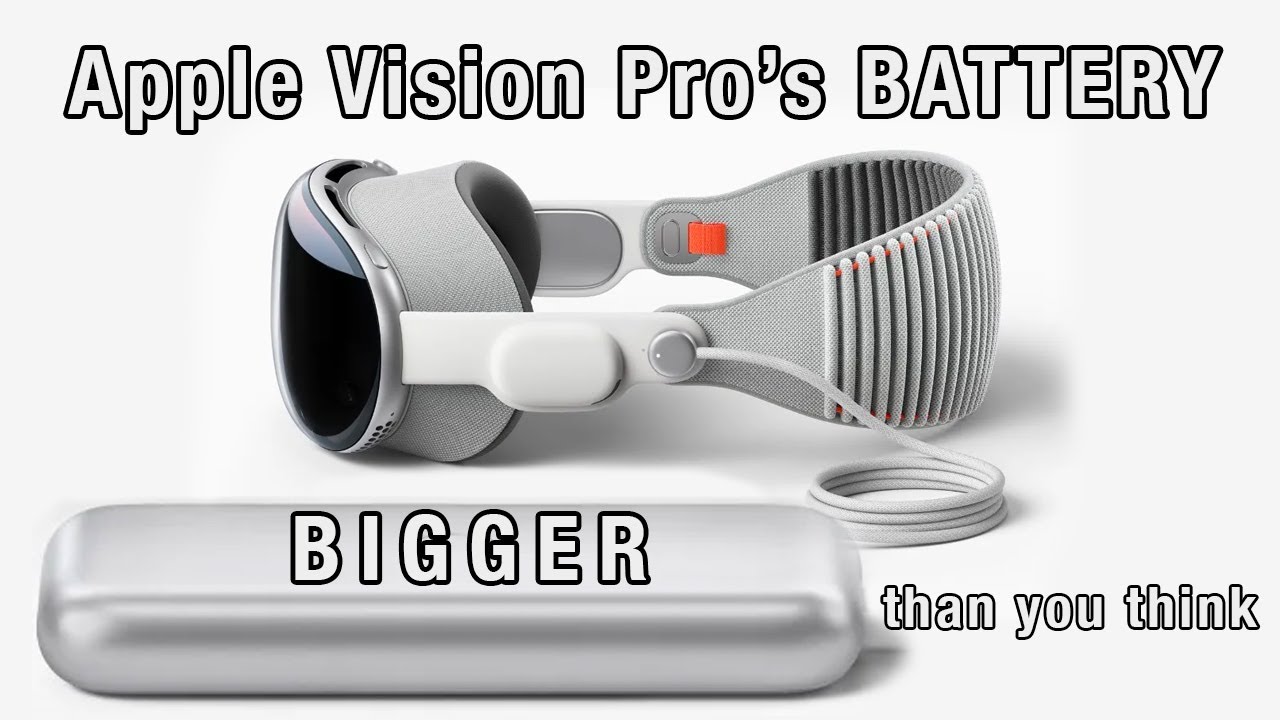 Vision Pro's Battery - Bigger than you think ... with lightning ! - YouTube