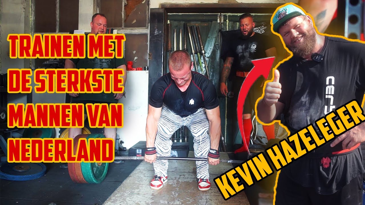 Bodybuilder traint met STERKSTE mannen van Nederland!|Kevin Hazeleger ...