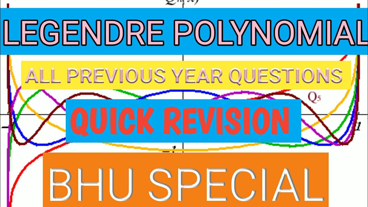 LEGENDRE POLYNOMIAL - YouTube