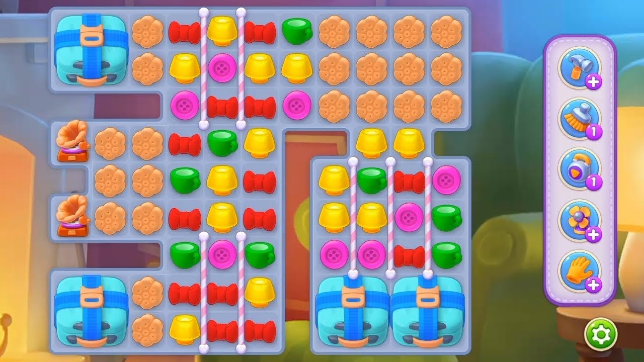 homescapes level 8736 | homescapes hard level - YouTube