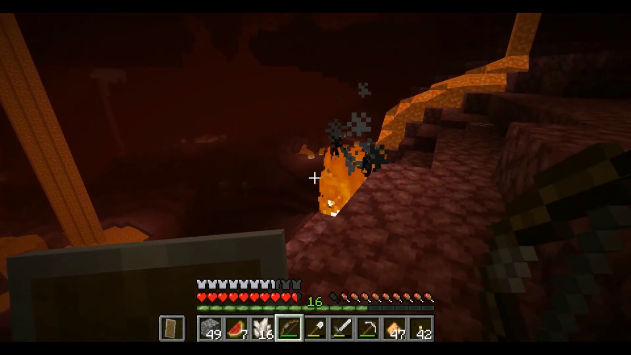 Minecraft INTO THE NETHER - YouTube