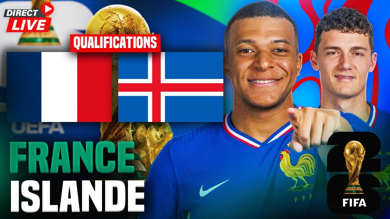 🔴 FRANCE - ISLANDE 2-1 / Qualifications Coupe du Monde 2026 // @ RAPH ...