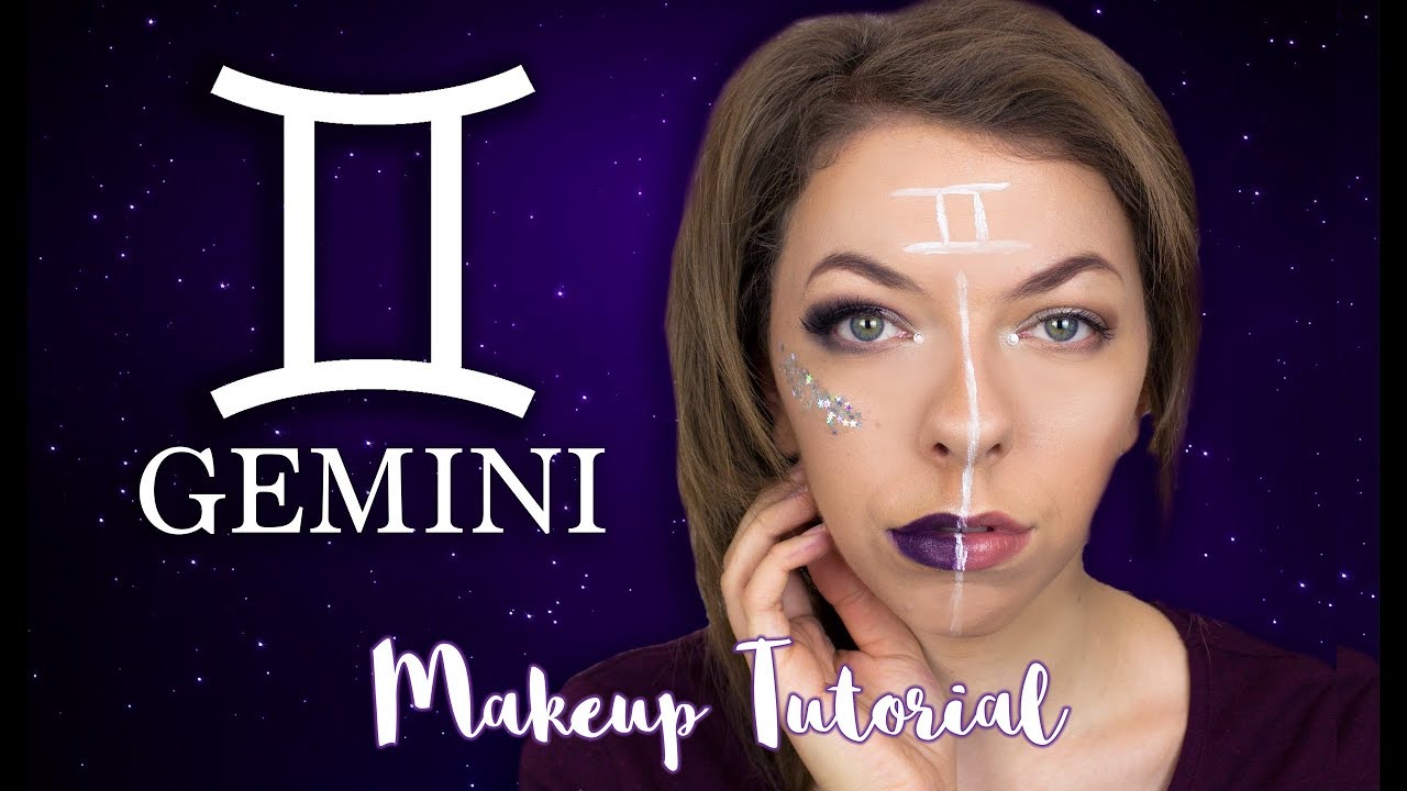 Gemini Inspired Makeup Tutorial | Viki Wishes - YouTube