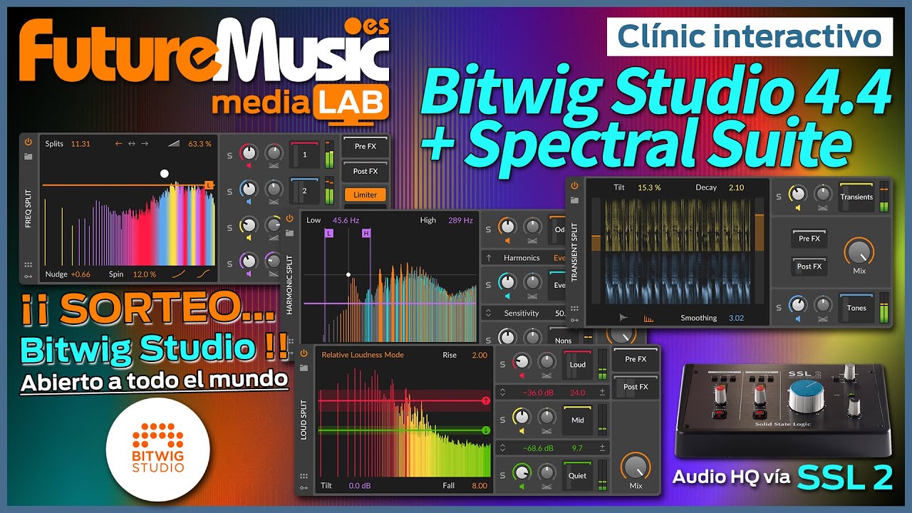 🎛👍 Bitwig Studio 4.4 + SPECTRAL SUITE revolucionan tu MEZCLA y DISEÑO ...