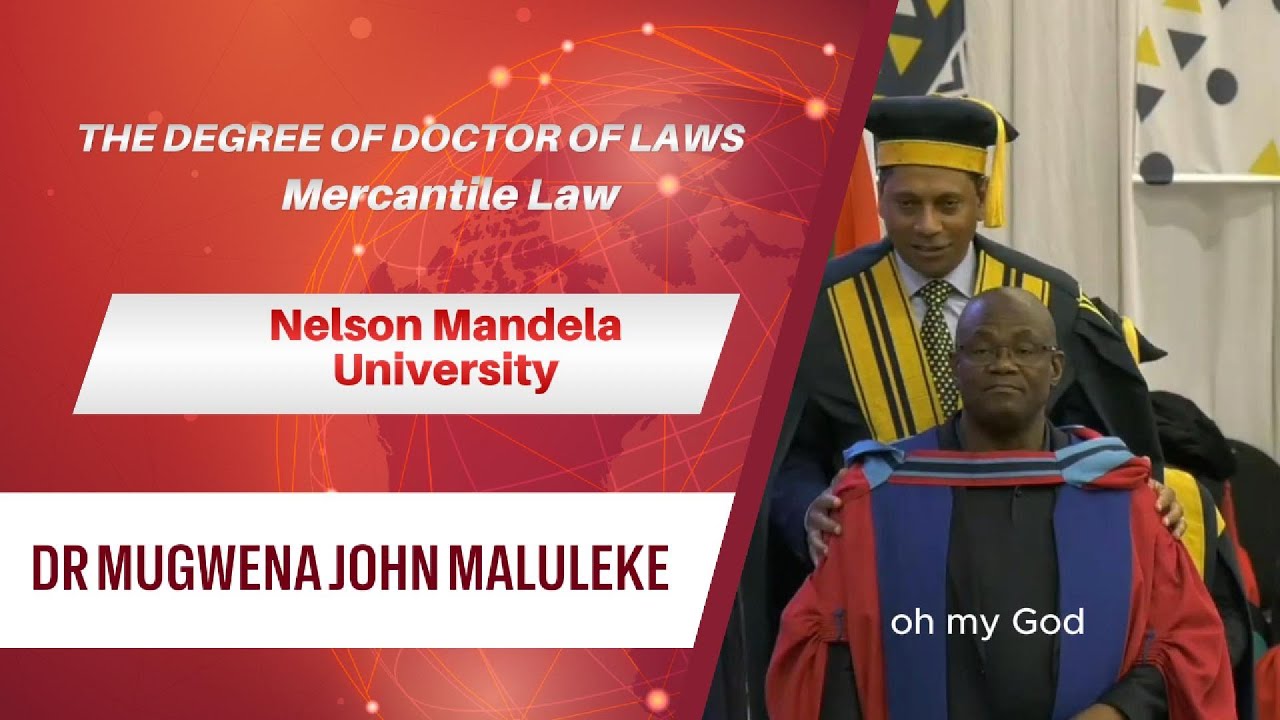 Celebrating Excellence: Dr. Mugwena John Maluleke - The Degree of ...