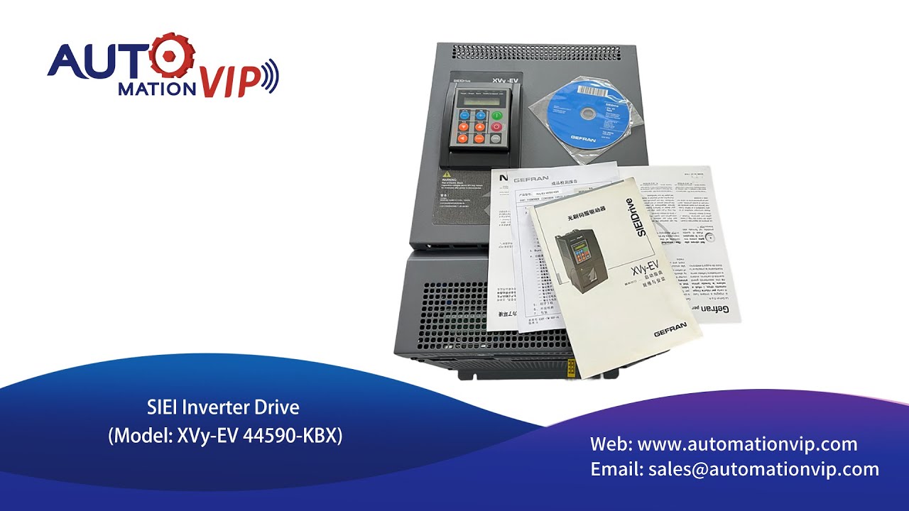 XVy-EV 44590-KBX Gefran SIEI Inverter Drive 30kW 400VAC - YouTube