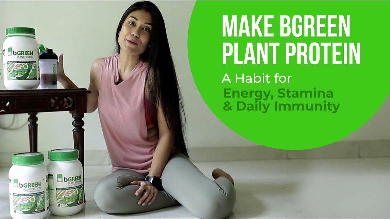 Yogasini (Radhika Bose) for bGreen's 100% plant protein for recovery ...