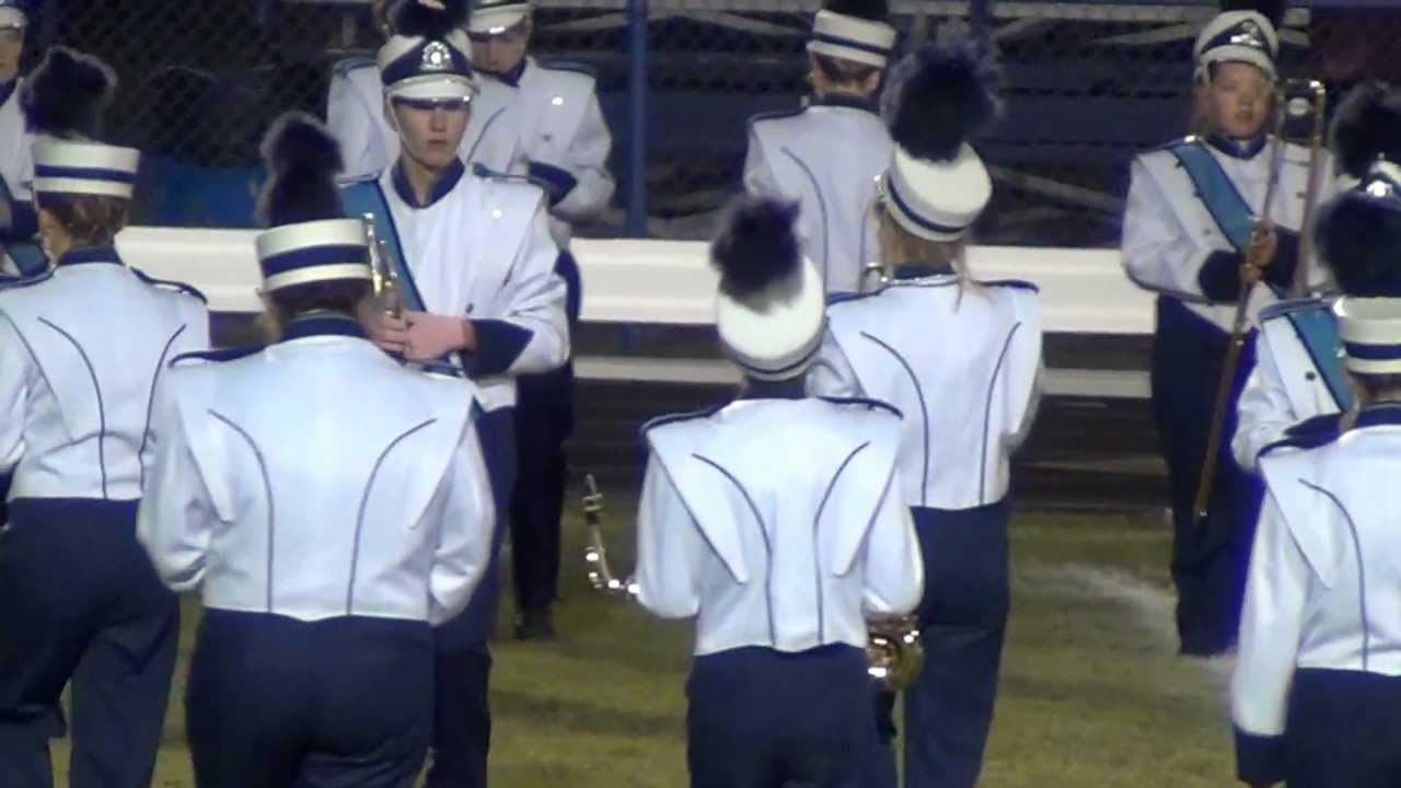 Garber Duke's vs Caro Tigers ..Garber Band Playing... "I Love Rock ...