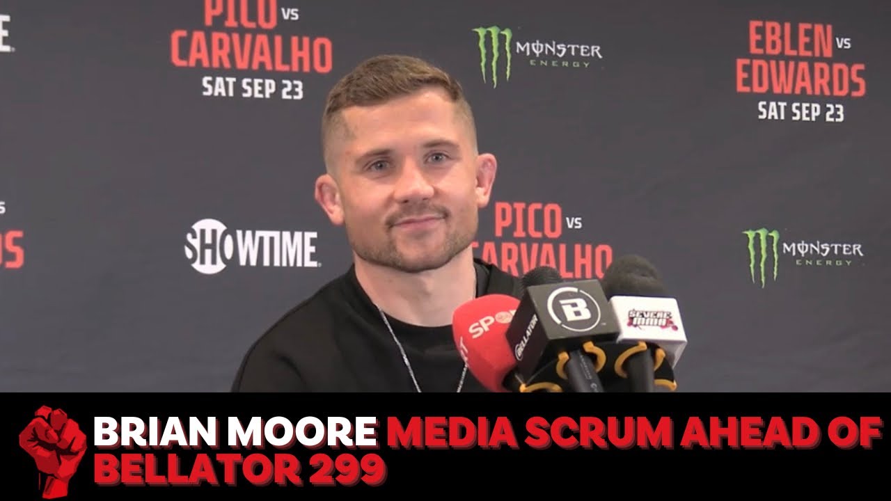 Brian Moore Scrum Ahead of Bellator 299 fight with Otto Rodrigues in ...
