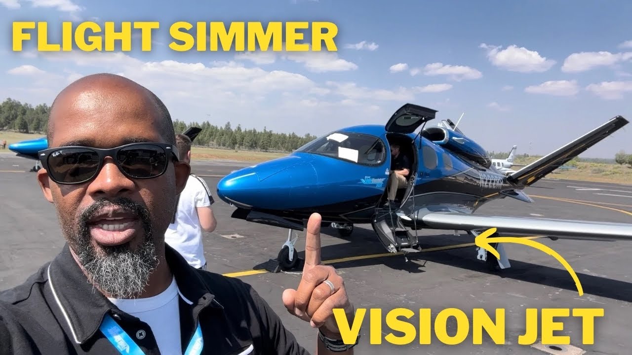 Flight Simmer flies a Real Vision Jet - Microsoft and XBOX made this ...