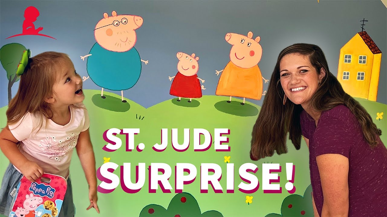 Painting a Peppa Pig Mural to SURPRISE Oakley | a Child Who Beat Cancer ...