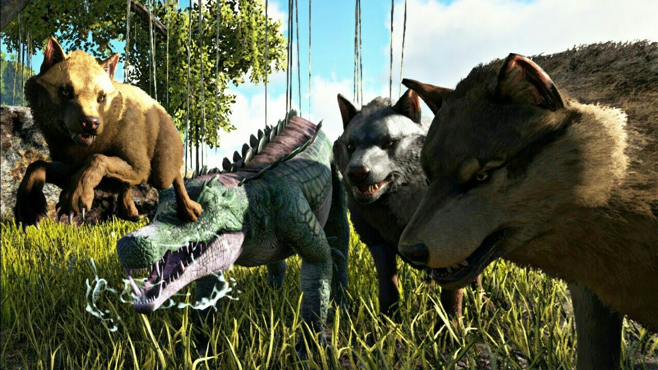 Kaprosuchus Ladrão de Bebês, Família de Lobos Selvagens [Crocodilo ...