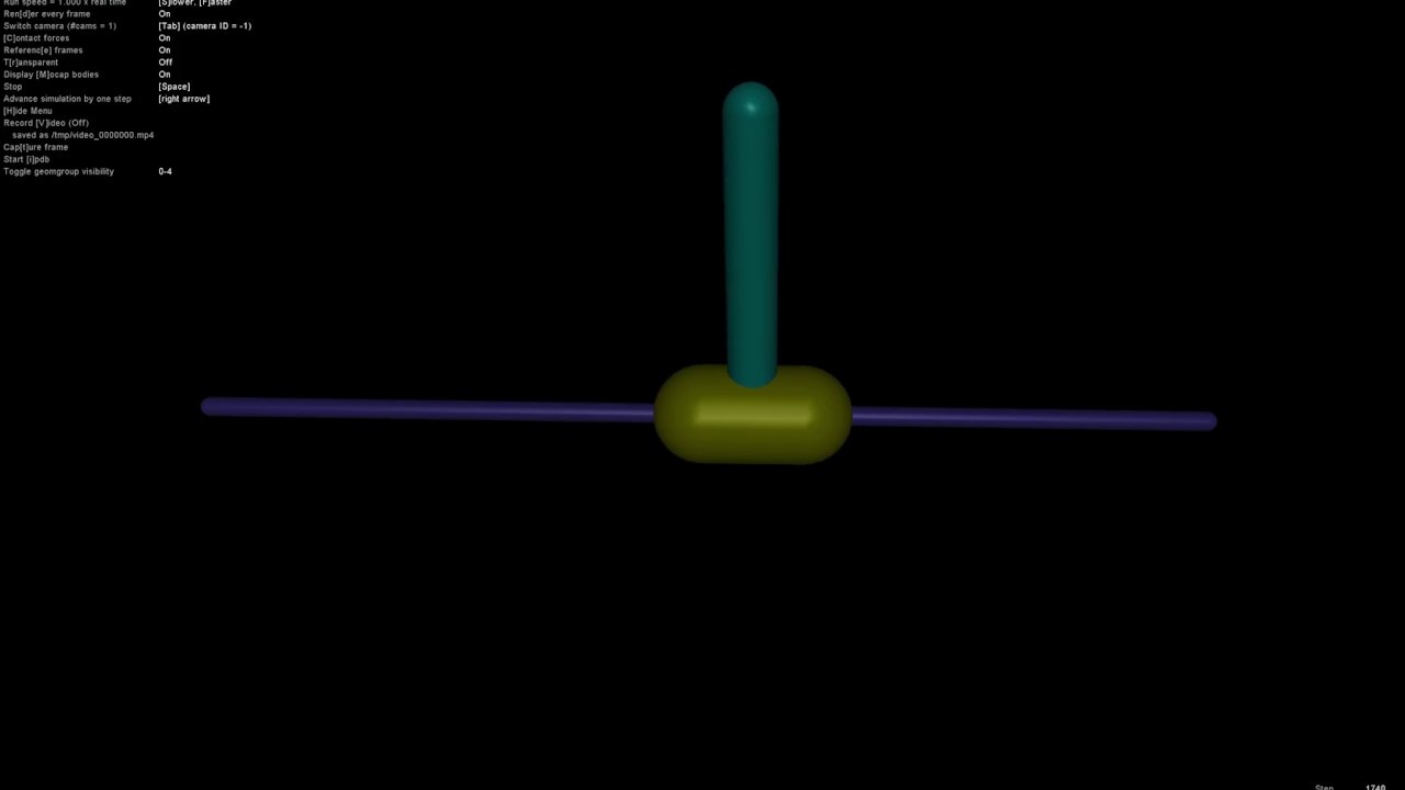 OpenAI Gym MuJoCo InvertedPendulum-v2 DDPG - YouTube