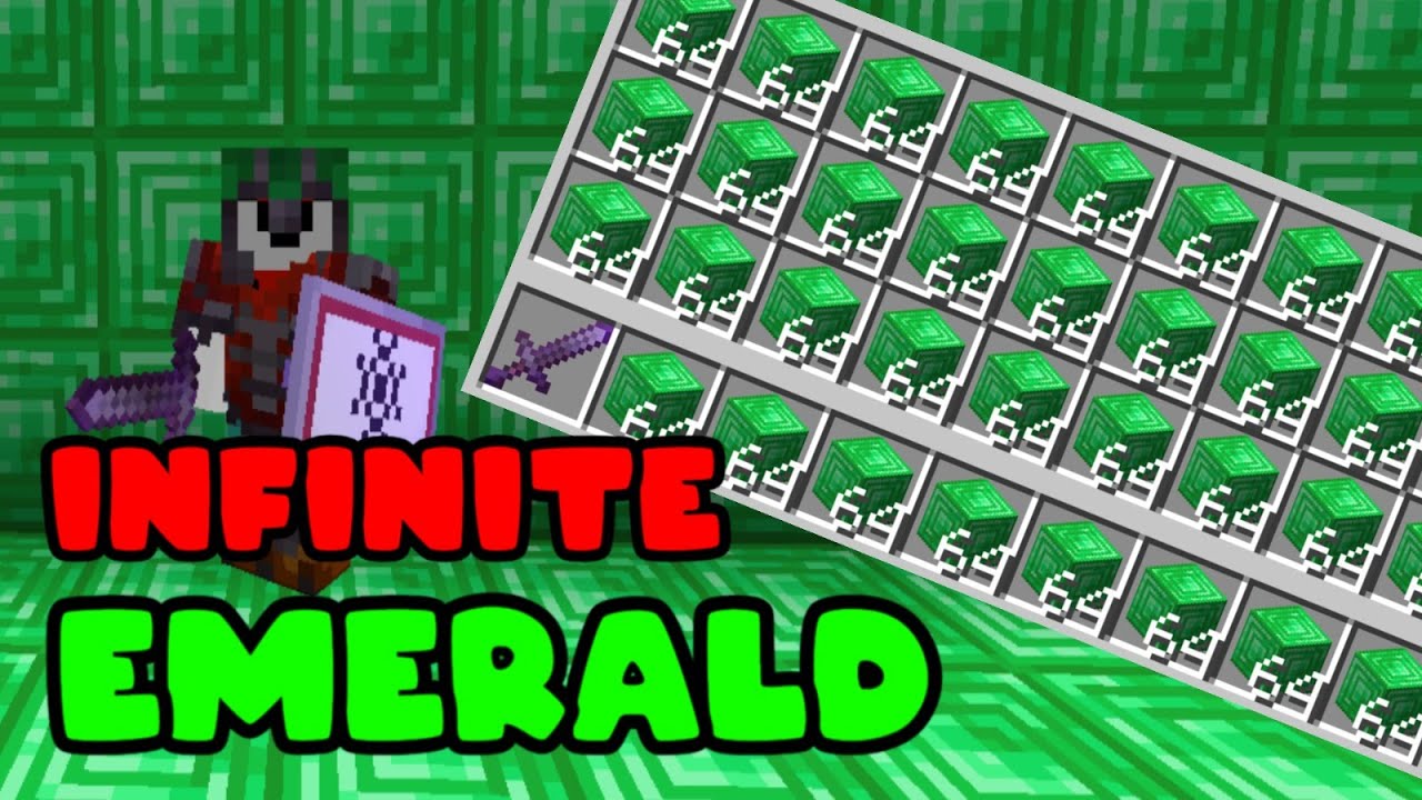 INFINITE EMERALD in Minecraft! - YouTube