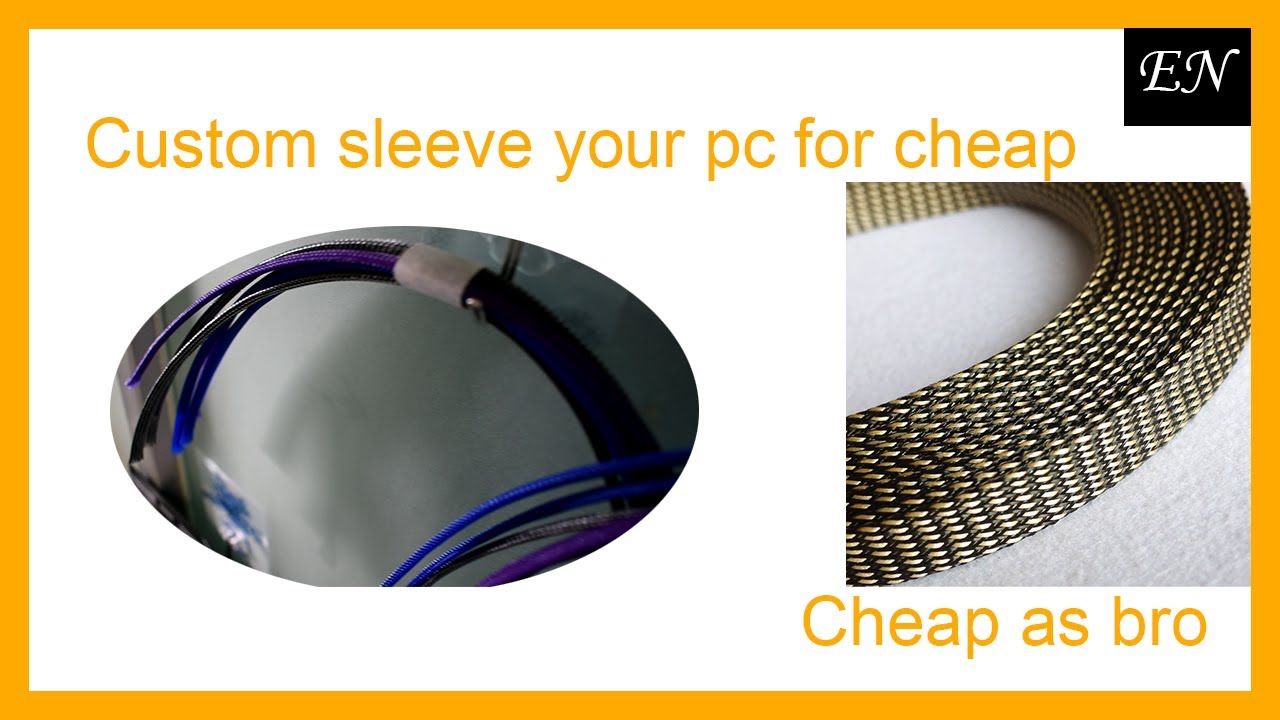 cable wrap your psu for under $10 - YouTube