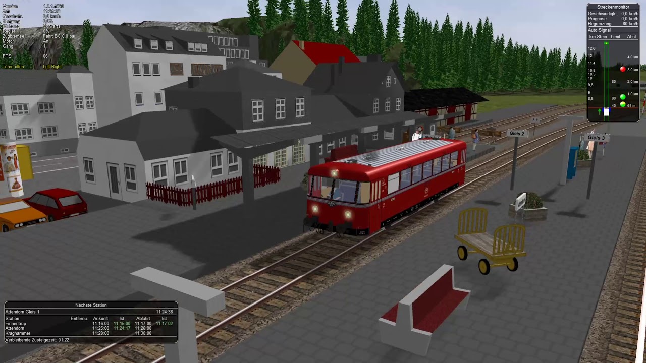 Microsoft Train Simulator Gameplay HD - GR - Biggetal - NV Finnentrop ...