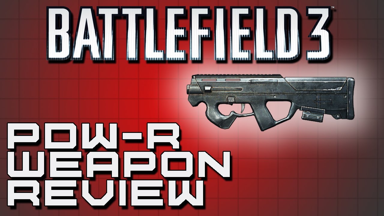 Battlefield 3 Weapon Review - PDW-R - YouTube