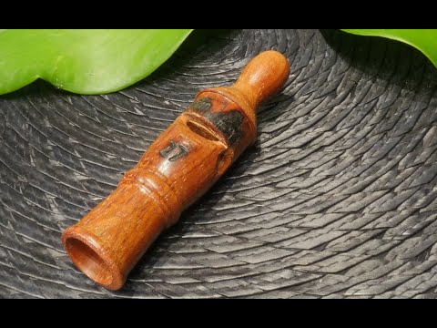 SOLID BRAZILIAN ROSEWOOD SAMBA/BIRD CALL WHISTLE # 27 - YouTube