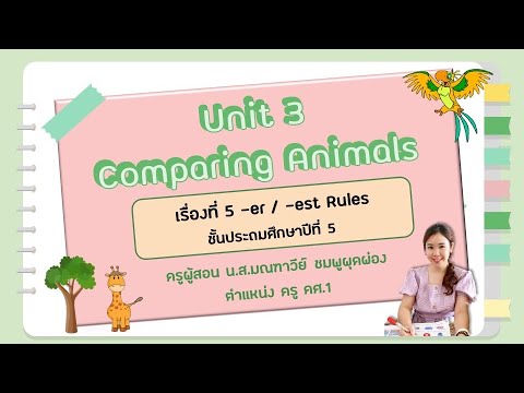 Ep.5 -er / -est rules - YouTube