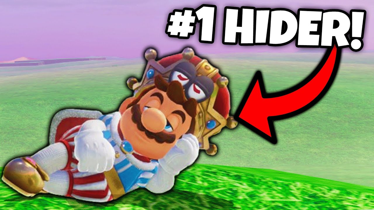 Mario Odyssey Hide & Seek BUT We Protect CJ! - YouTube