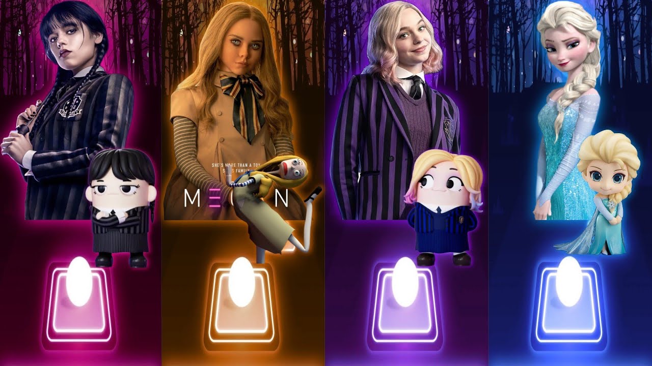 Wednesday Dance with my hand | M3gan Funny Dance | Enid Wednesday ...