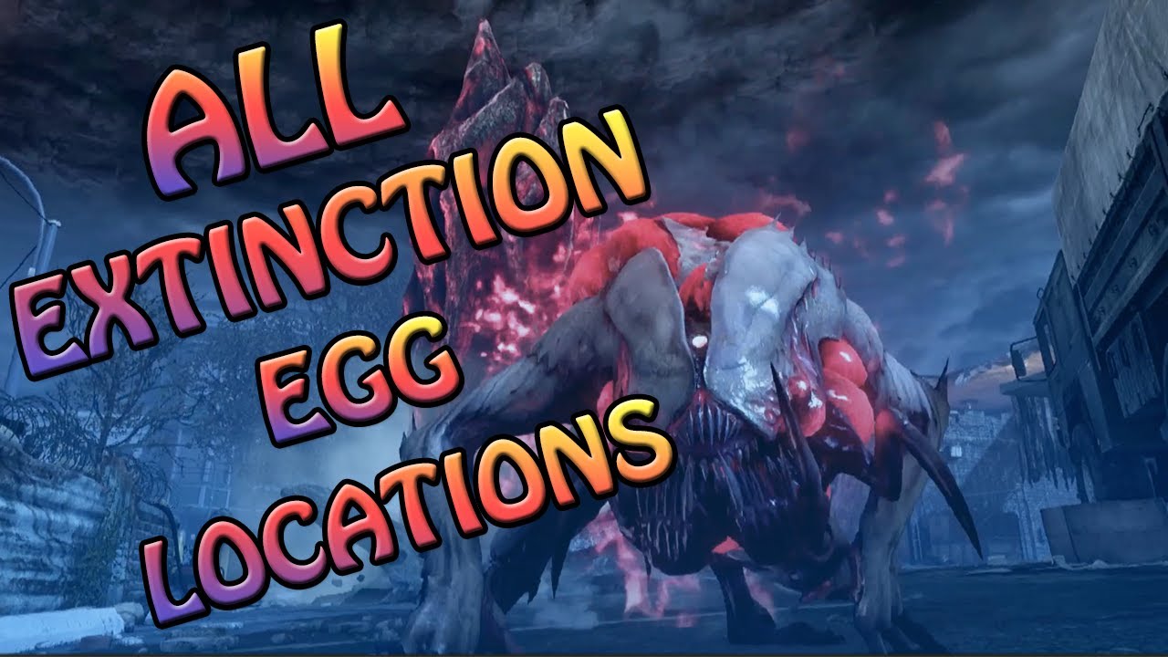 Call of Duty Ghost extinction eggs in ALL DLC Map Packs Part 3 - YouTube