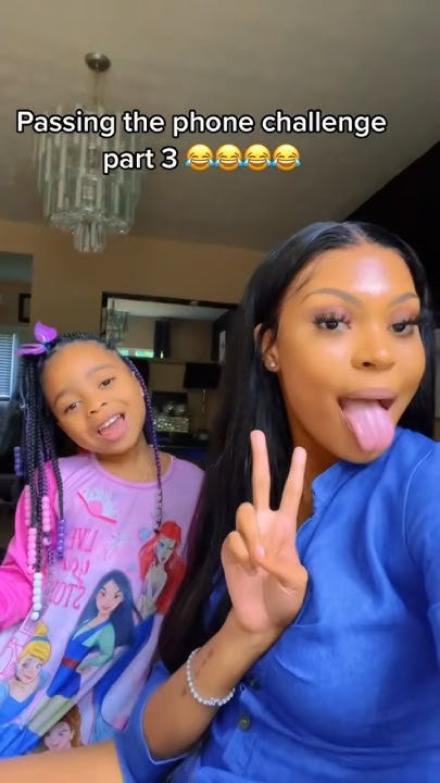 Passing The Phone Challenge With My 5 Year Old Niece 🤣😱 Who Won