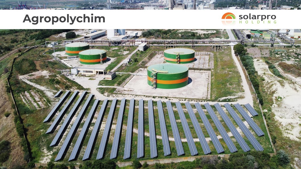 Agropolychim 1 MWp PV Plant - YouTube