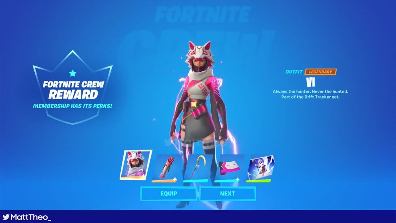 VI February Fortnite Crew Pack Showcase! (Full Set & Trailer) - YouTube