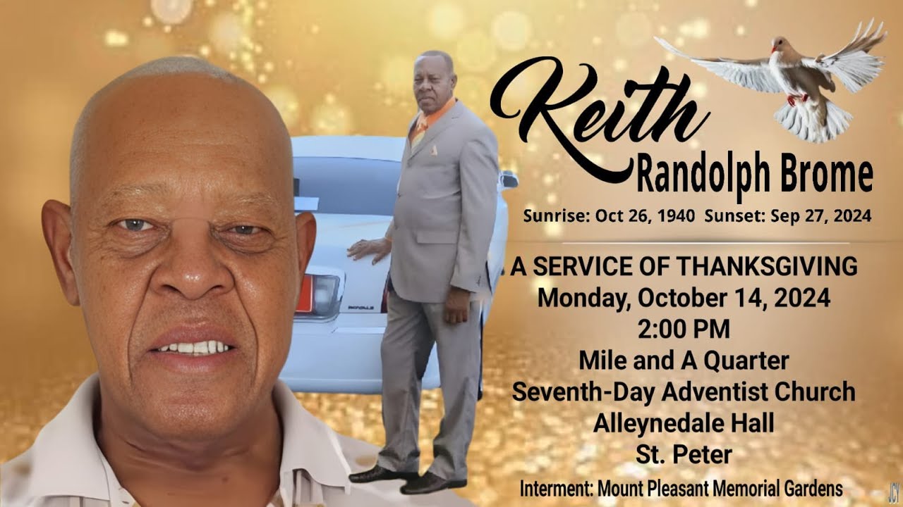 A Service of Celebration for the Life of Keith Brome - YouTube
