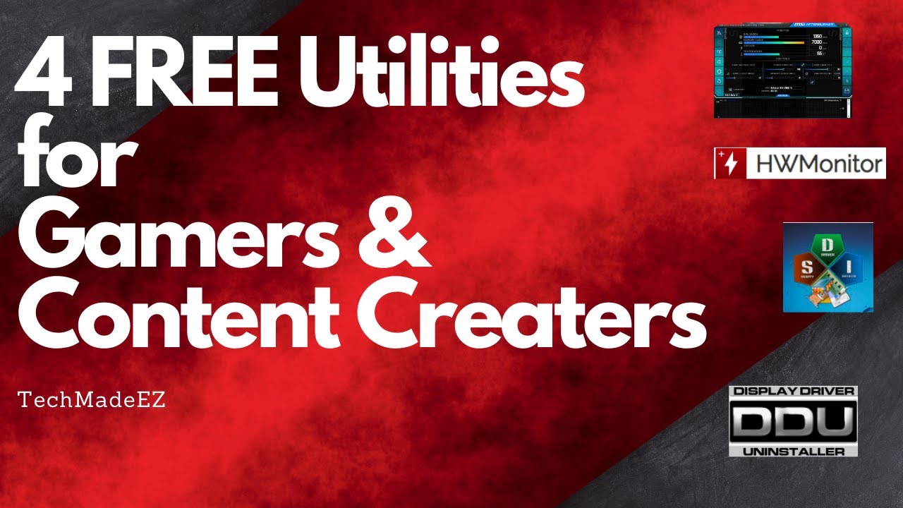 4 Free PC Utility Tools every Gamer, Content Creator and PC Owner ...