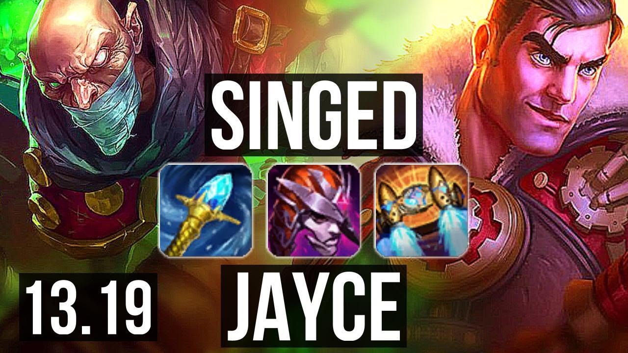 SINGED vs JAYCE (MID) | Rank 4 Singed, 7/2/19, 400+ games | BR ...
