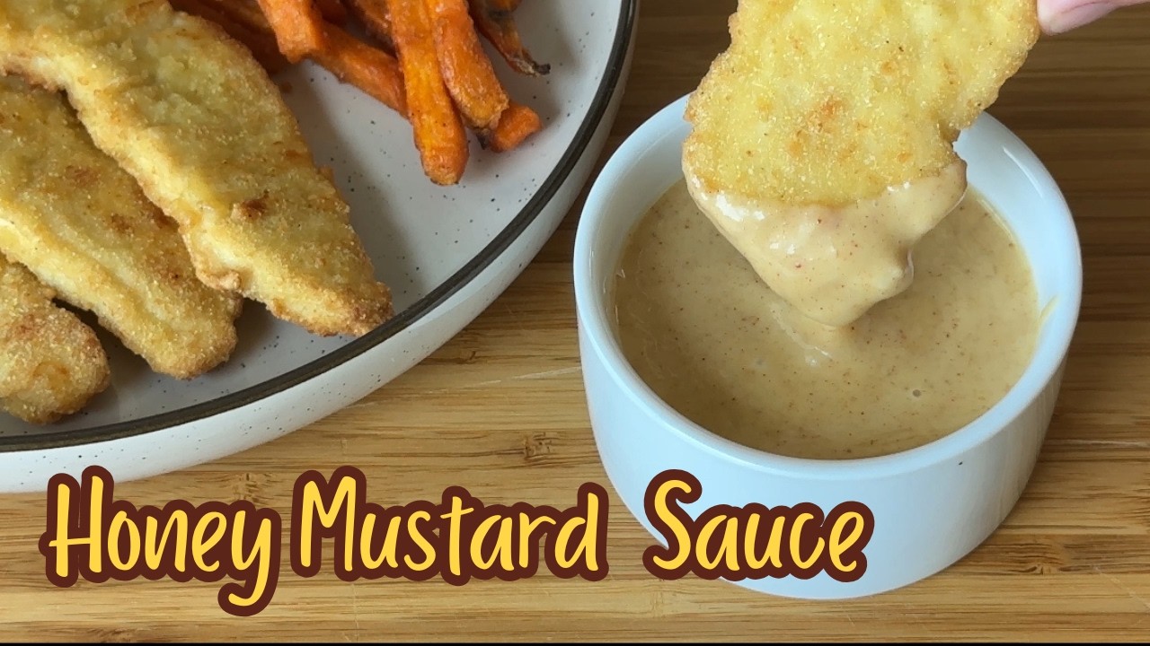 Best Honey Mustard Dipping Sauce Recipe - YouTube