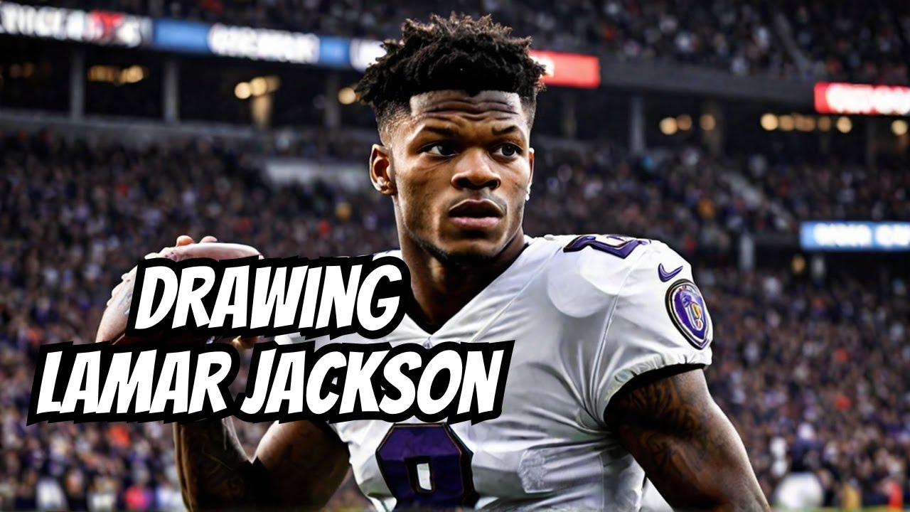 How Drawing CAN Help Lamar Jackson Succeed (in more popularity, for me ...
