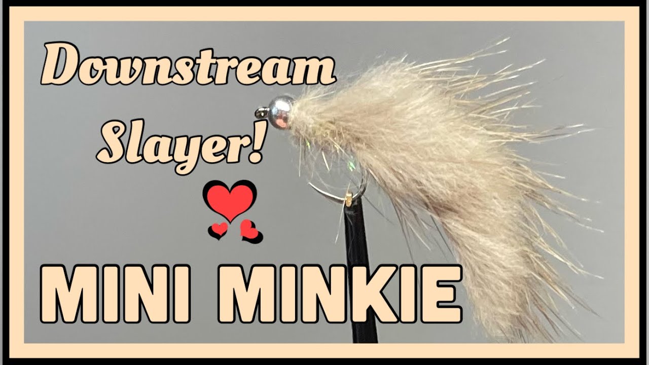 Fly tying - Mini Minkie Streamer, as used in the February downstream ...