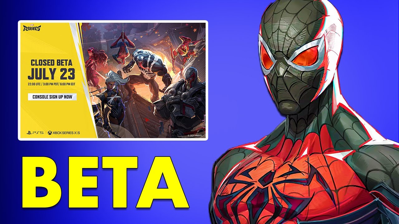 Marvel Rivals Awaits!! How To Sign Up For Marvel Rivals Closed Beta PS5 ...