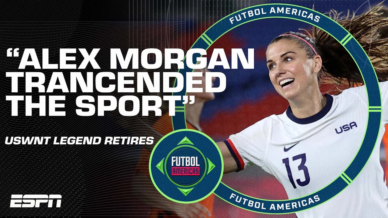 "Among the GREATS" 🏆 Alex Morgan's LEGACY after announcing her ...