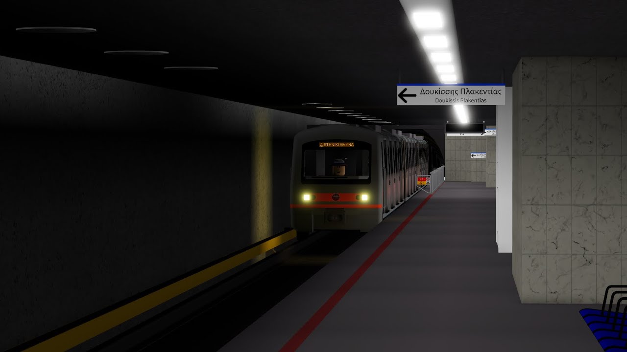 metro transport Roblox 2nd gen (Monastiraki-douk. Plakentias - YouTube