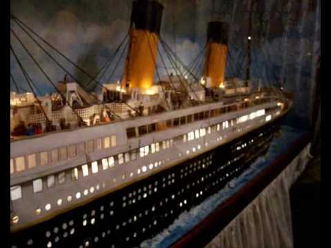 Titanic model with lights ( maquete do Titanic iluminada ) - YouTube