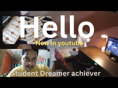 Hello world || I am a new youtuber #student #vlog #new - YouTube