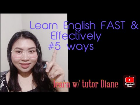 5 ways to learn English fast and effectively 💓 - YouTube