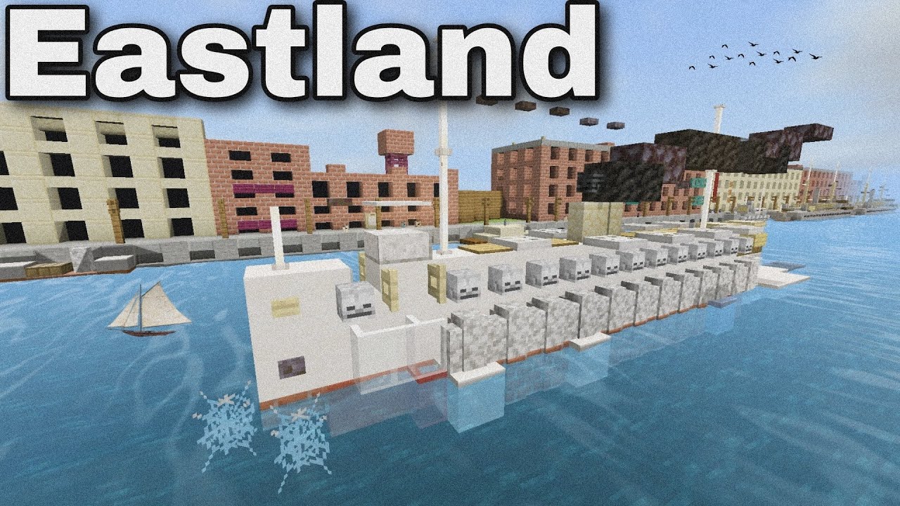 SS Eastland (Passenger Ship) | Minecraft Tutorial | 1:5 Scale - YouTube