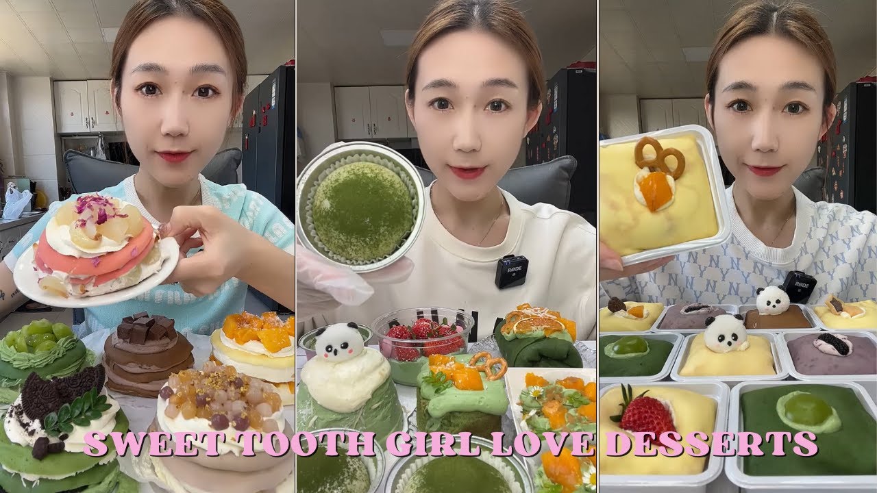 디저트 먹방 - Dessert Eating Show Ep 0006 | Soothing Sound of eating sweet ...