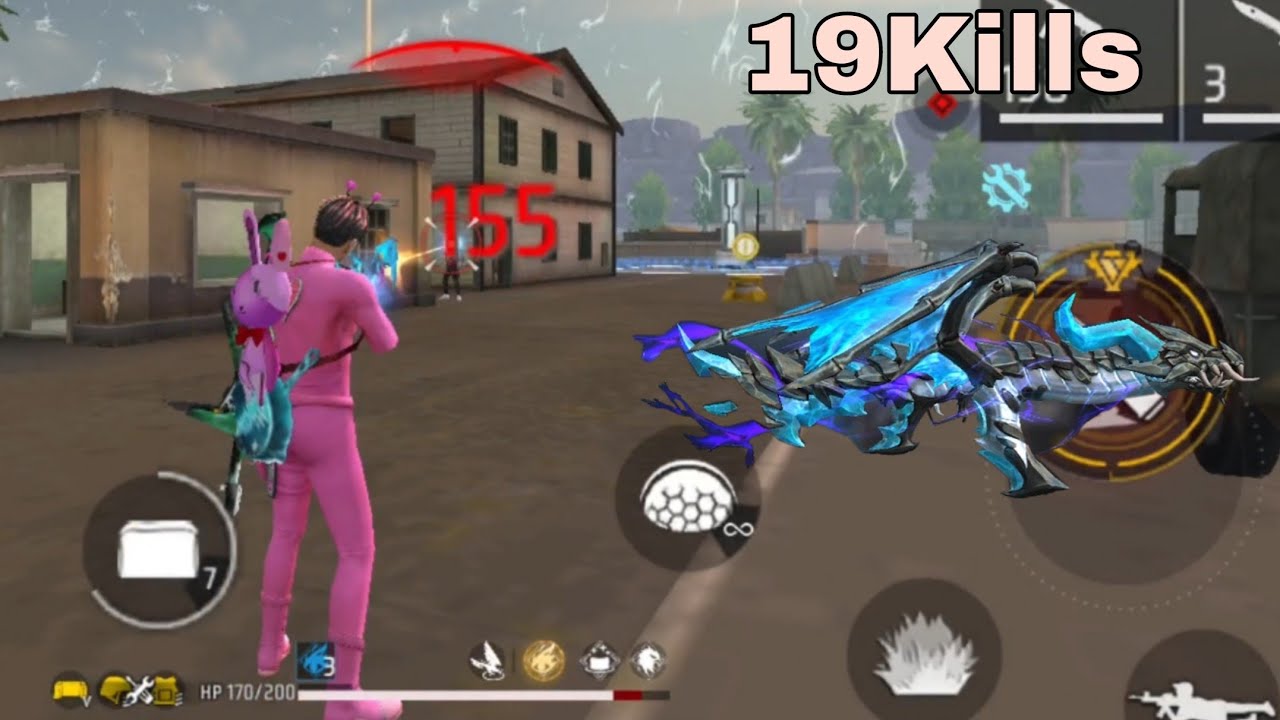 FREE FIRE បុរស Pink Pink 🩷 19 Kills - YouTube
